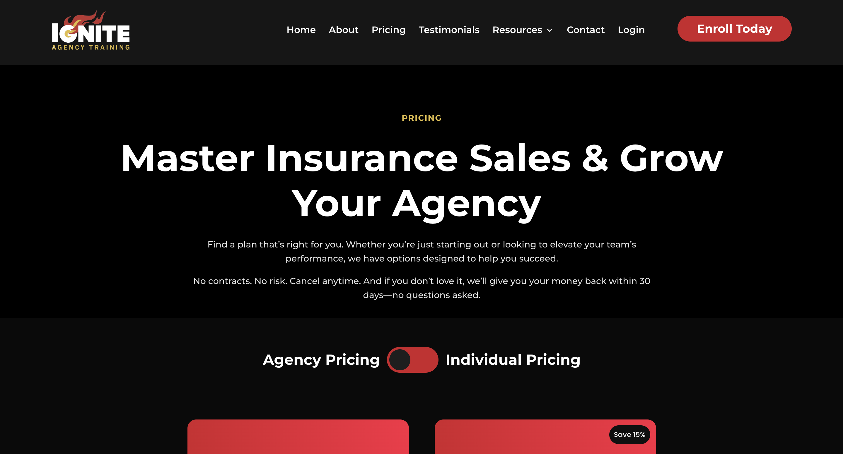 Pricing | Ignite Agency Training